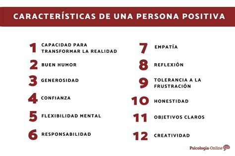 12 Características De Una Persona Positiva Con Ejemplos