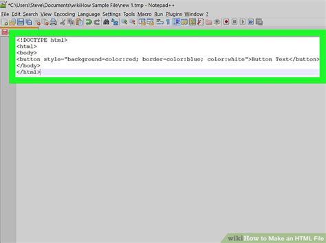 simple ways to make an html file 14 steps with pictures