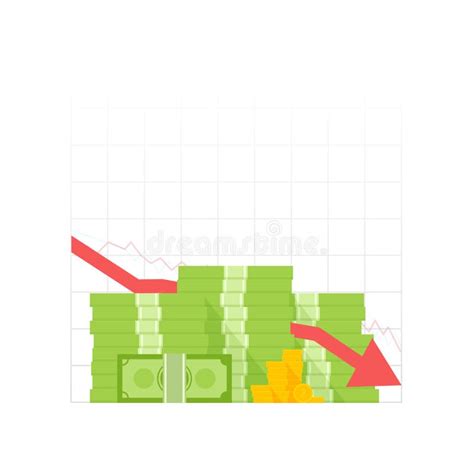 Recession Bar Graph Stock Vector Illustration Of Firm 4731183