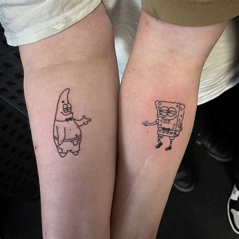 Spongebob Tattoo Ideas Creative Funny And Unique Cartoon Designs For