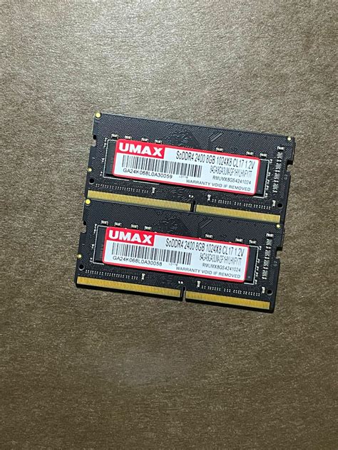 Umax 力晶 Ddr4 2400 8gb Pc4 19200 So Dimm 8g 筆記型 Nb 筆電 Ram 記憶體 Yahoo奇摩拍賣