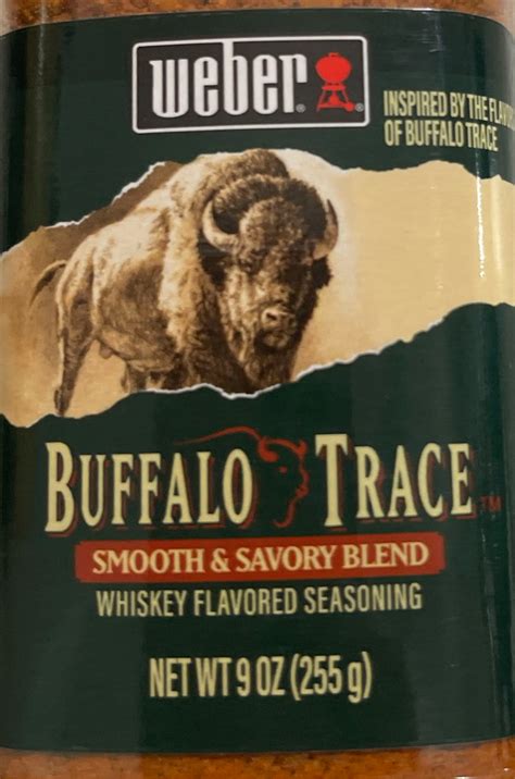 Weber Buffalo Trace Smooth And Savory Blend Whiskey Flavored Seasoning