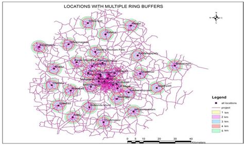 Map Showing The Locations Chosen For The Analysis Download Scientific