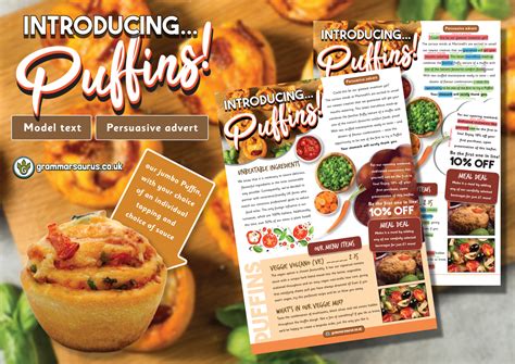 Year 6 Model Text Persuasive Advert Introducing Puffins Grammarsaurus