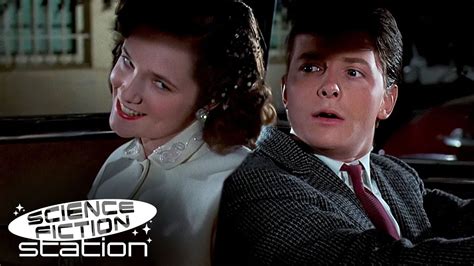 Marty Mcfly Goes On A Date With His Mom Back To The Future Science Fiction Station Youtube