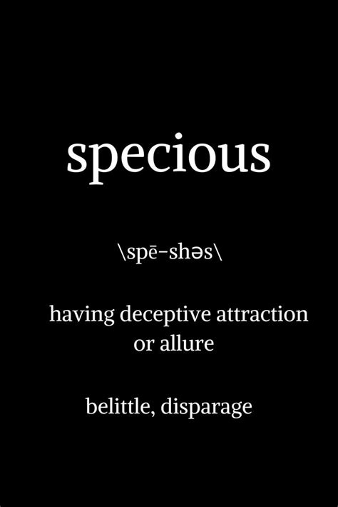 Specious English Vocabulary Words Learning Good Vocabulary Words