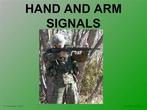 Ics0903 Hand And Arm Signals Ppt