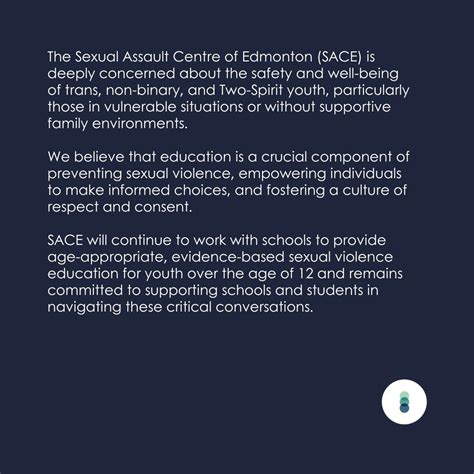 We Believe That Education Is A Crucial Component Of Preventing Sexual