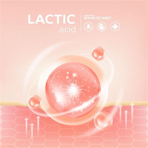 Premium Vector Lactic Acid Serum Skin Care Cosmetic