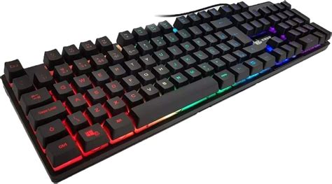 Teclado Gamer Semi Mec Nico Rgb Levotec