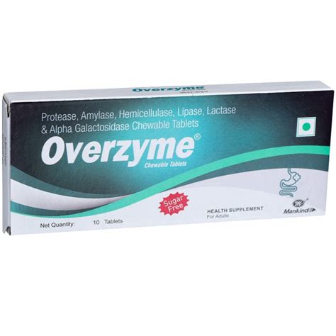 Buy Overzyme Sugar Free Chewable 10 Tablets In Wholesale Price Online B2b Retailershakti
