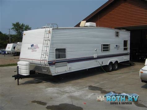 2004 Used Forest River Rv All American Sport 28fb Toy Hauler In