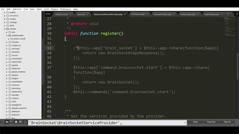 Error Undefined Method Share Brain Socket Laravel Youtube