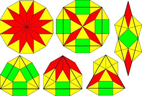 Figure 1 From A Quasiperiodic Tiling With 12 Fold Rotational Symmetry And Inflation Factor 1