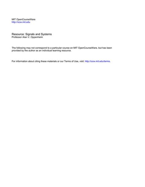 Assignment Properties Of Linear Time Invariant Systems Pdf