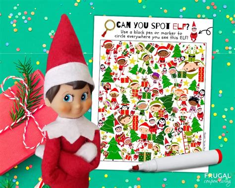 Printable Elf On The Shelf Games Fanny Printable