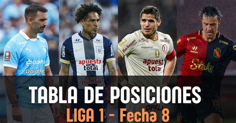 Tabla De Posiciones De La Liga 1 Perú 2025 Así Quedaron Los Puestos