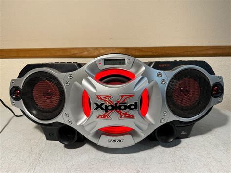 Sony Xplod Cfd G700cp Boombox Hifi Stereo System Portable Cassette Cd