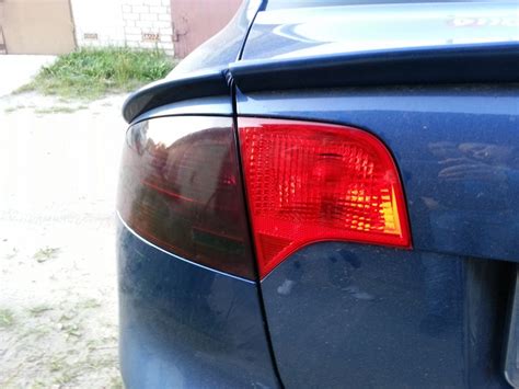 Тонировка задней оптики Ауди А4 — DRIVE2