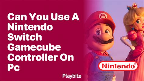 Can You Use A Nintendo Switch Gamecube Controller On Pc Playbite