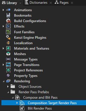 Rendering Content To Composition Targets Kanzi Framework