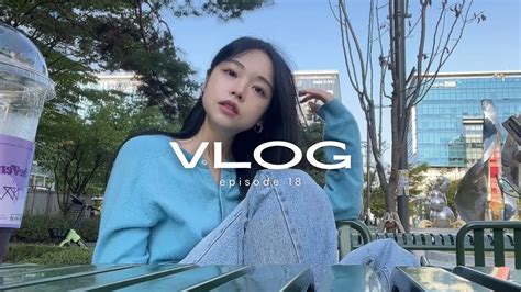 Vlog 당일치기 태안여행 하고 혼술 하고 쇼핑 하고 허그펌 하고 남자친구랑 장봐서 요리 해먹고 각종 디저트랑 치킨도 먹고 바쁘다 바빠 가을 일상 브이로그 🍂