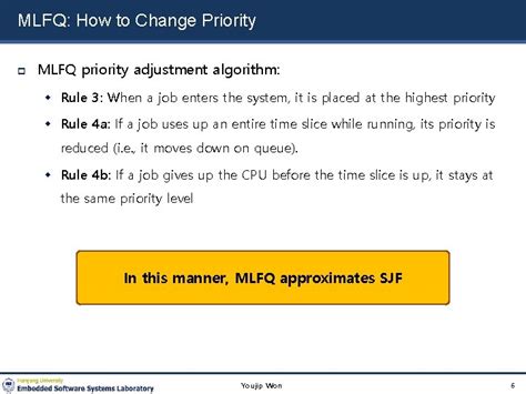 8 Scheduling The Multilevel Feedback Queue Operating System