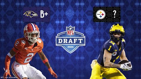 Nfl Draft Grades Afc North Steelers Aid New Quarterback Duo Ravens