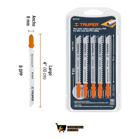 Kit Segueta Caladora T8 Truper 18127