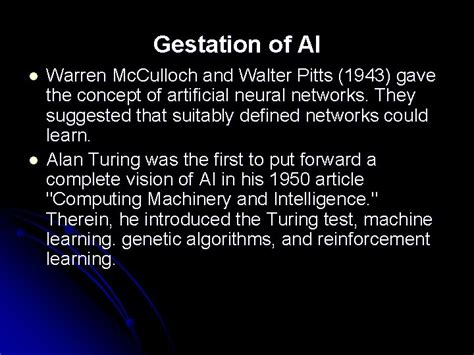 History Of Artificial Intelligenceai Lecture 2 Prehistory Of