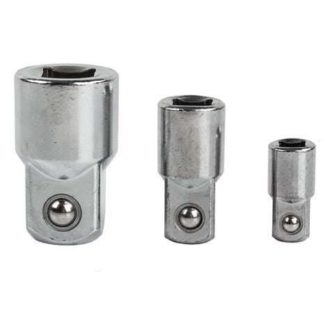 3 Piece Socket Adapter Set Increasing 3 8 1 2 3 4 Female 1 4 3 8 1 2 Male