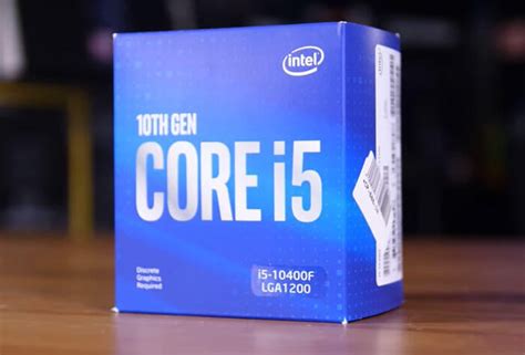 Cpu Intel Core I5 10400f 2 90 Up To 4 30ghz 12m 6 Cores 12 Threads Box