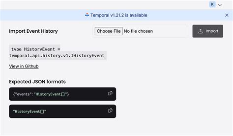 Import Event History In Temporal Ui Community Support Temporal
