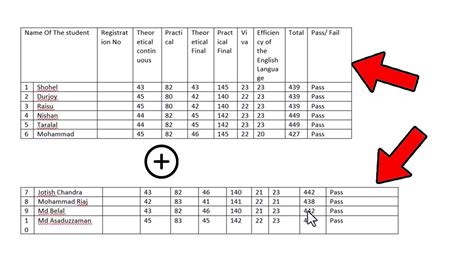 How To Merge Two Tables In Word Vertically Youtube