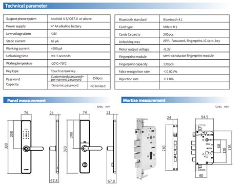 Password Lock Fingerprint Lock For Home Caesar Door