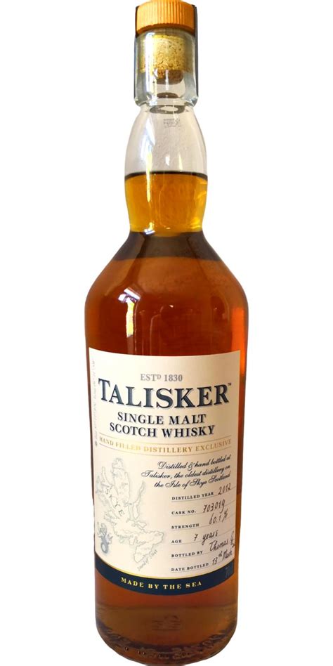 Talisker 2012 - Ratings and reviews - Whiskybase