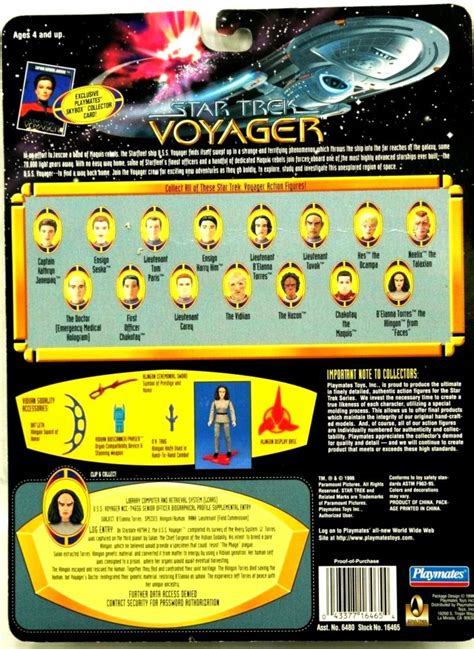 B Elanna Torres The Klingon Episode Faces Worange Accessories” Star