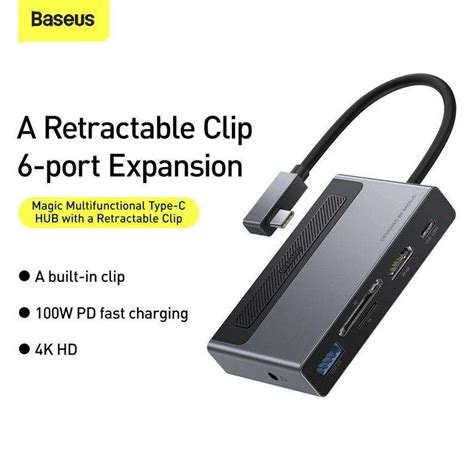 Baseus Magic Multifunctional Type C Hub Adapter Sri Lanka Price