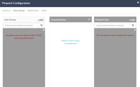 Exception Occurred While Trying To Crud Usergroup Information · Issue