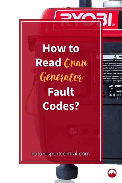 How To Read Onan Generator Fault Codes Coding Onan Onan Generator