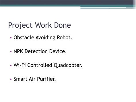 summer internship presentation on robotics and iot pptx