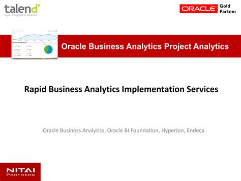 Oracle Project Analytics Ppt