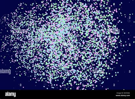 Shape Of Motion Particle Or Random Abstract Background Pattern Vector Illustration Graphic