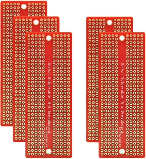 Gikfun Mini Solder Able Breadboard Gold Plated Finish Proto Board Pcb Diy For Arduino Experiment