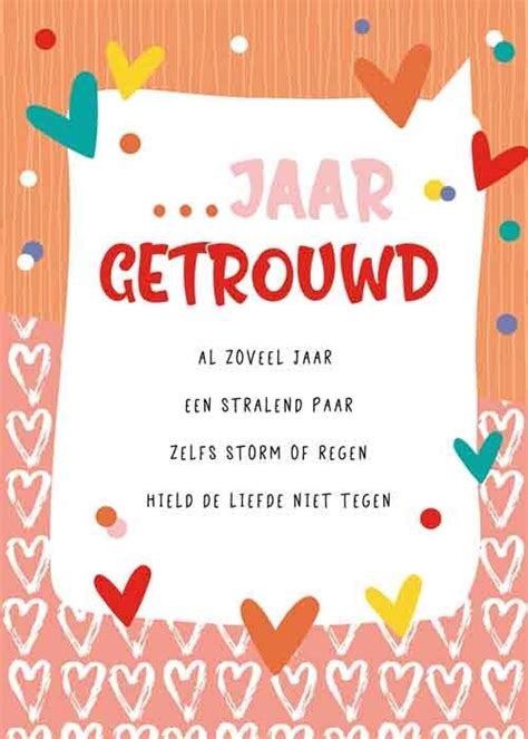 Jaar Getrouwd