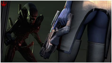 Rule 34 3d Alien Alien Franchise Asari Blue Skin Crossover Imminent