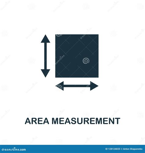 Area Measurement Icon Monochrome Style Design From Measurement Icon Collection Ui And Ux