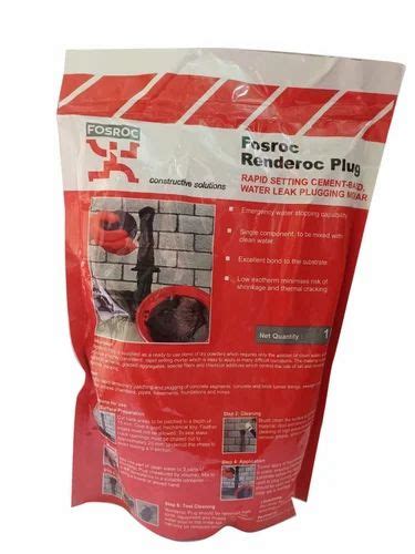 Plugging Mortar Fosroc Renderoc Plug Packaging Size 5 Kg At ₹ 150kg In Navi Mumbai