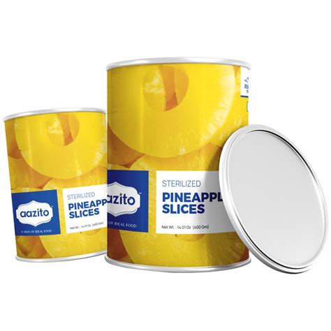 Canned Pineapple Slices Manufacture And Exporter Aazito