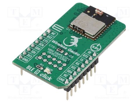 ble 9 click mikroe click board prototype board comp bgm220p bluetooth 3 3vdc mikroe